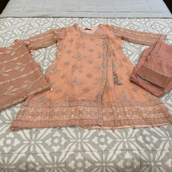 Dresses | Pakistani Three Piece Alizeh Shalwar Kameez Dress | Poshmark